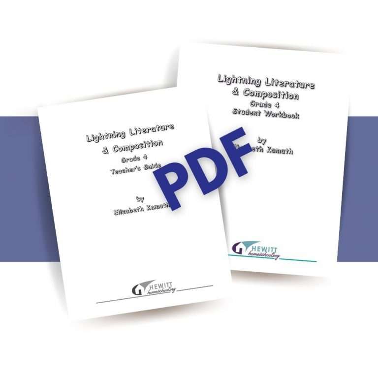 Lightning Lit–Grade 4 PDF Set (TG & SW) – Hewitt Learning